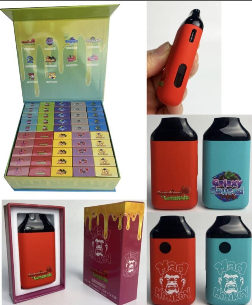 Mad monkey 2g live resin disposable - Cali Packs Store