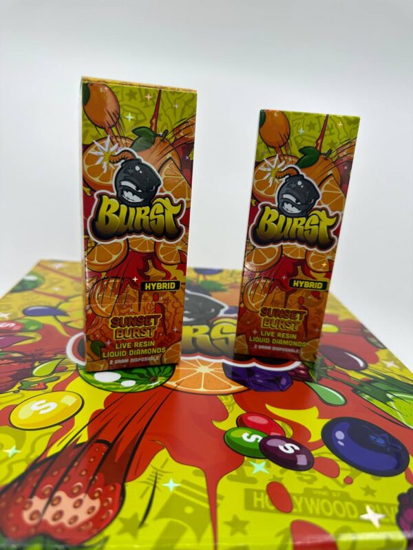 Burst 2G Live Resin X Liquid Diamonds disposable - Cali Packs Store